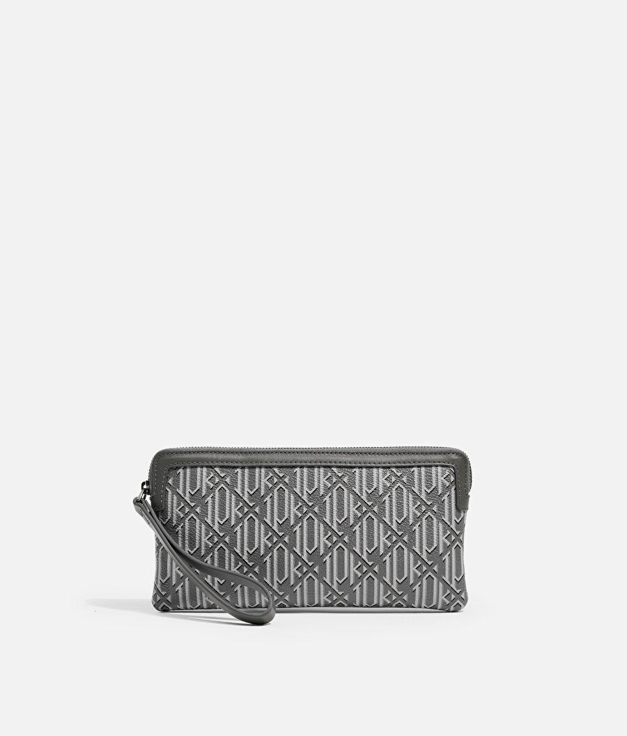 Gri DAHLIA clutch I00000121010005 | İpekyol